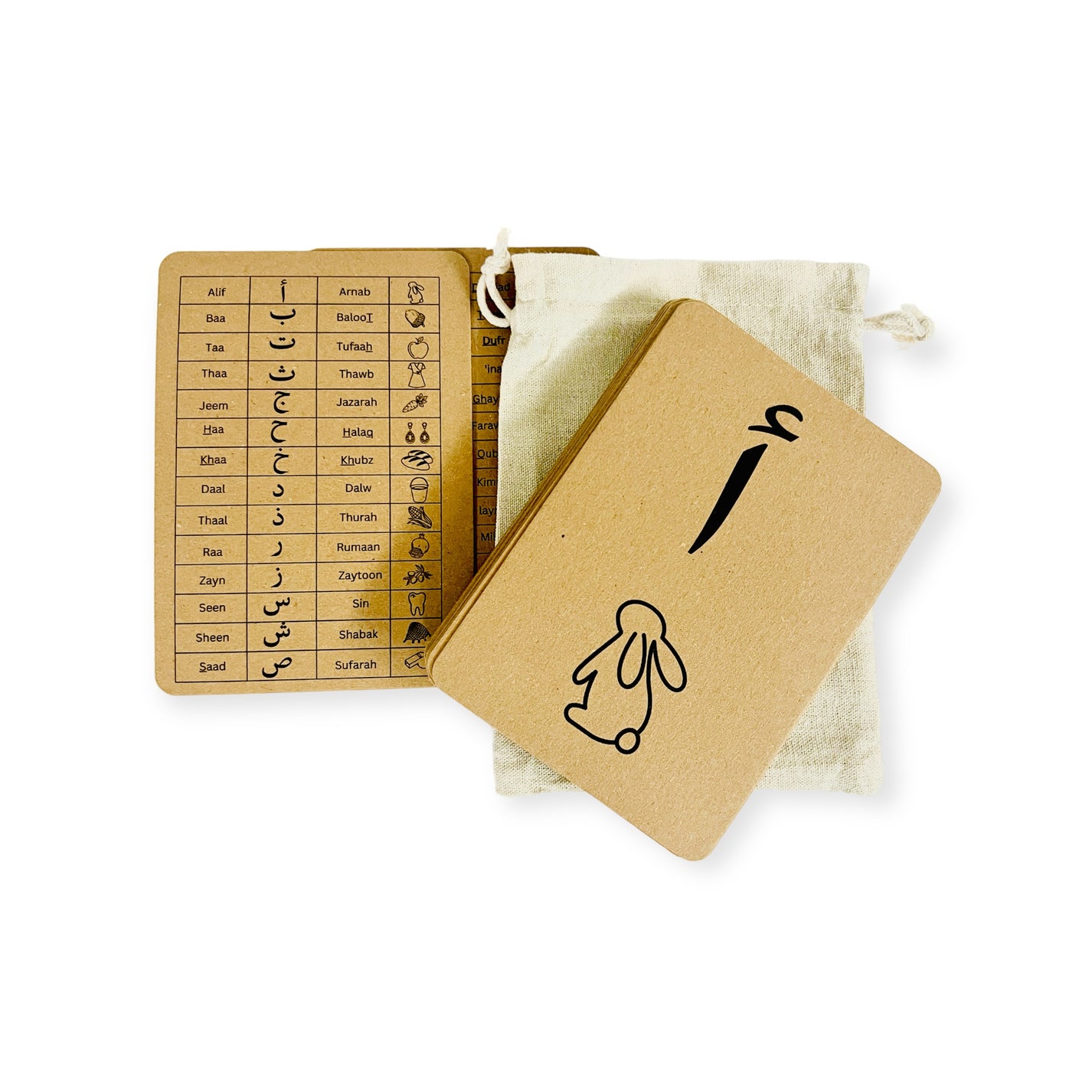 Arabic Alphabet Flashcards – 28letters.co
